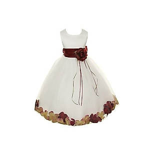 CinderellaCouture-CC1190W-Floor Length Dull Satin Pick up Floor Length Dress, red, Size 2