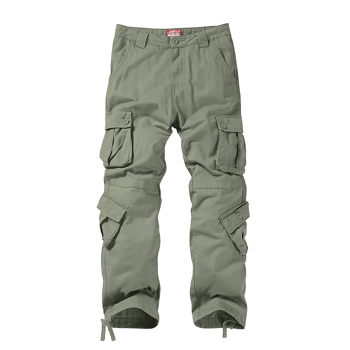 Match Men's Wild Cargo Pants(Light Green,34)