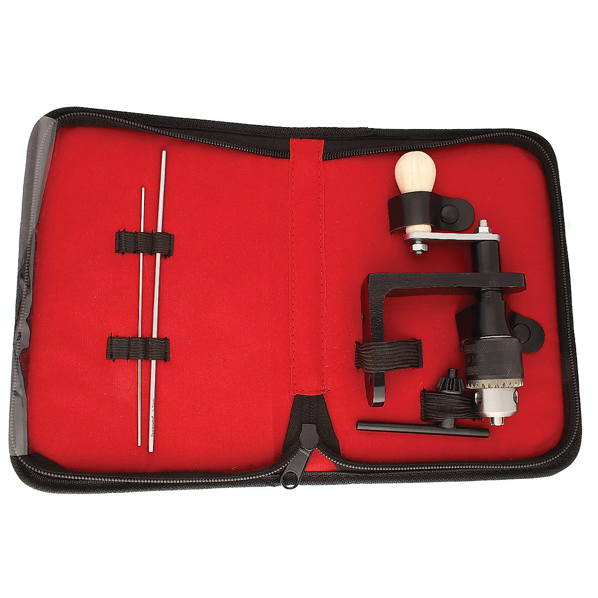 The Beadsmith EZ Coiler Pro – Wire Elements – Includes Mountable Base, 2 Mandrels, Chuck Key, Instructions, and a Storage Case – Create Jump Rings, Coiled Beads, Beaded Coils, and Spirals