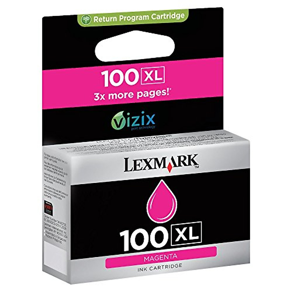 Lexmark 100XL Bundle of Black Cyan, Magenta, Yellow Genuine Inkjet Cartridges