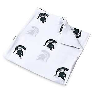 Three Little Anchors Michigan State University Muslin Swaddle 47x47in