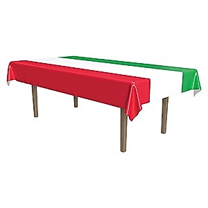 Beistle Plastic International Rectangle Italian Tablecover Fiesta Tableware