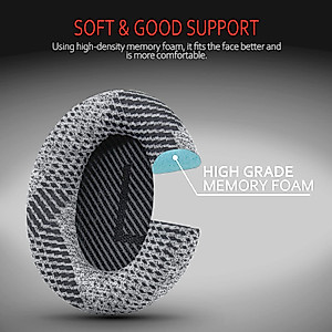 Professional Bose Headphones Replacement Ear Pads, Fits Bose QuietComfort 35 ii/QC35/QC25/QC2/QC15/Ae2/Ae2i/Ae2w/SoundTrue & SoundLink(Over-Ear) by Krone Kalpasmos– Black Scrims