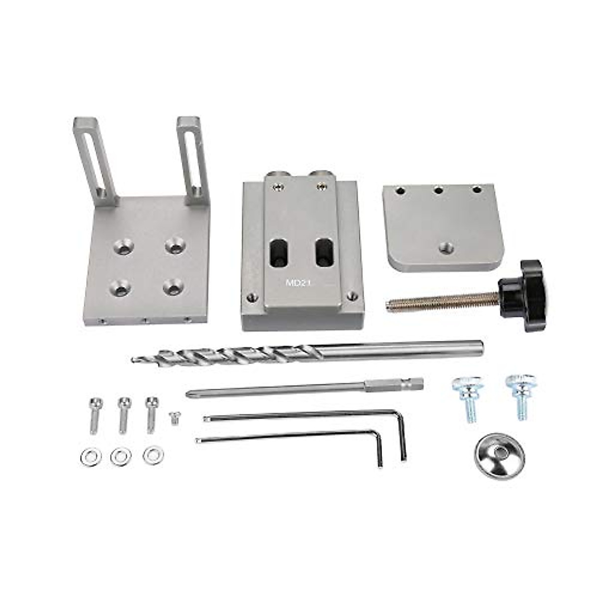 Pocket Hole Jig - Mini Style Pocket Hole Jig Kit for Wood Working Step Drill Bit Set