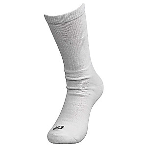 Wilson Men's Cushioned Crew Socks | 8-Pair Pack (White)