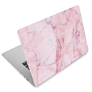 HEABPY Laptop Skin Sticker Decal,12" 13" 13.3" 14" 15" 15.4" 15.6 inch Laptop Skin Sticker Cover Art Decal Protector Notebook PC (Pink Marble2)