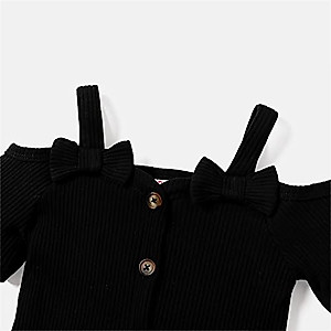 PATPAT Toddler Girl 3 Piece Outfit Button Front Short Sleeve Tee Top Shirt and Polka Dot Print Shorts Set Red 3 Years