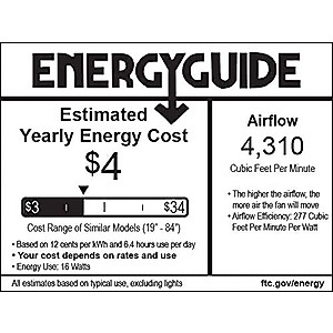 MINKA-AIRE F787-CL Simple 52 Inch Outdoor 3 Blade Ceiling Fan with DC Motor in Coal Finish