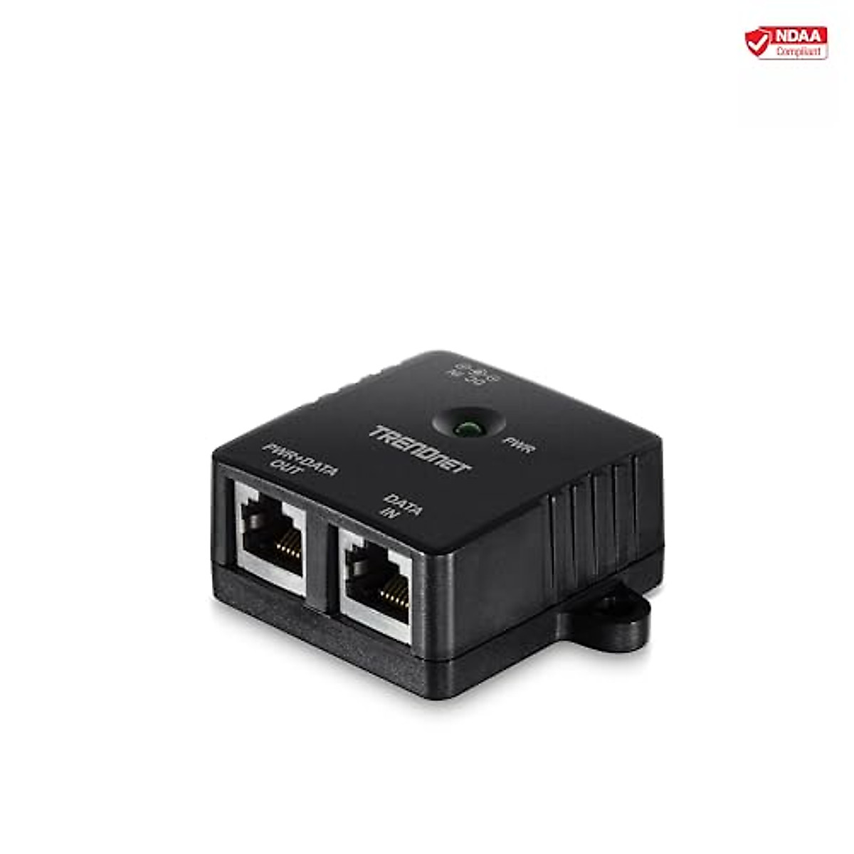 TRENDnet Gigabit Power Over Ethernet Injector, TPE-113GI (Version 3.0R), Full Duplex Gigabit Speeds, Connect Devices Up to 100m (328 ft), Wall Mount, Connect Network Devices Up to 100M (328 ft.)