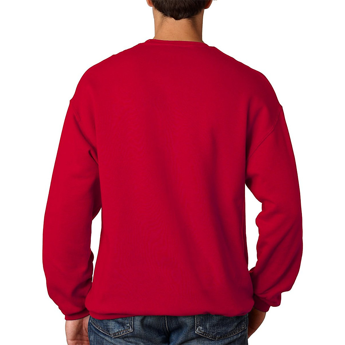 Jerzees Men's NuBlend Crew Neck Sweatshirt CLASSIC PINK - M