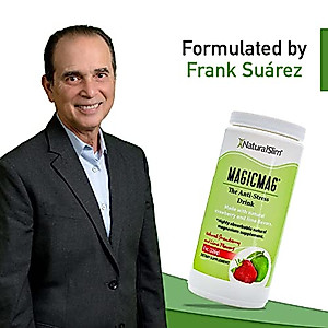 NaturalSlim Magicmag Pure Magnesium Citrate Powder – Stress, Constipation, Muscle, Heart Health, and Sleep Support | Natural Strawberry & Lime Flavored Magnesium Supplement - 8oz Drink Mix (Solo)
