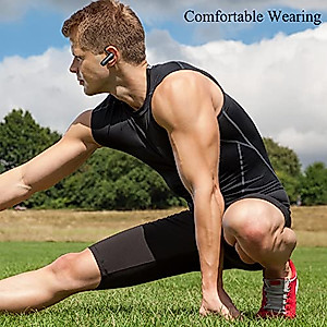 Luisport Open Ear Bluetooth Headphones Wireless Earphones Bluetooth Earbuds Wireless Earbuds Bluetooth Earphones Wireless Earphones (FW5-Black)