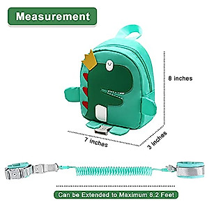 Backpack Leash for Toddlers - Dinosaur Kids Backpack Harness with Leash for 1-5 Years Old Boys Child Backpack Leash…