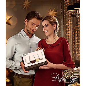 LUNA & MANTHA Stemless Wine Glasses Set of 4, Crystal Red White Wine Glasses for Daily Use, Hosting, Home Bar, Evening Party, Birthdays, Shower, Housewarming Gift - 18oz Clear