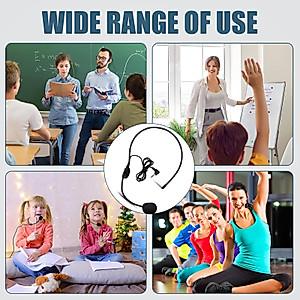 Copkim Wired Microphone with 3.5mm Jack, Comfortable Design, Ideal for Cosplay, Singing, and Speaking