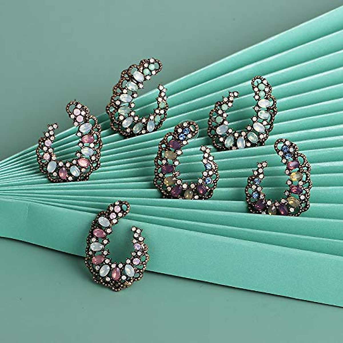 Crystal Dangle Drop Earrings Women Handmade Pendant Earrings Wedding Earrings