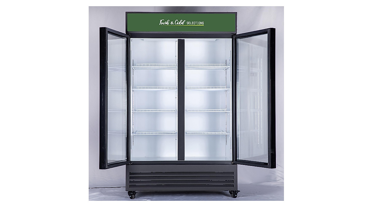 Commercial Flower Display Fridge with LED Light - 42.5 Cu Ft