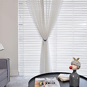 2 Magnetic Curtain Tiebacks- Drapery Holdbacks, Tie Backs Holdback for Blackout Sheer Window Treatment, Upgrade 2022