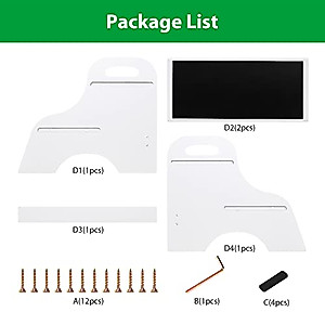 Ollieroo Bamboo 2 Step Stool, Heavy Duty Kids Step Stool with Non-Slip Stepping Surface, Stepping Stool for Kids Adults, Toddler Step Stool for Bathroom Sink Kitchen Counter Bedside(White)