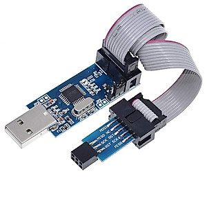 USBasp Programmer Downloader Bootloader Flashing Kit for 51 AVR USB ISP ASP Microcontroller Compatible with Ender 3 Pro cr10 CR-10 3D Printer