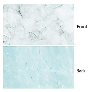 Flat Lay Marble Backdrops Set 3pcs 34x21inches/54x84cm Food Photography Photoshoot Background Double Sided Marble for Photo Studio Jewelry Tabletop Blogger Pictures Props, 6 Patterns
