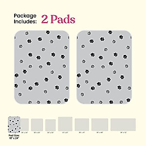 Super Absorbent Washable Pee Pads for Dogs - 2-Pack Superior Reusable Puppy Pads Pet Training Pads –100% Waterproof Dog Pee Pad Protects Against Urine Leakage Non-Slip Grip Prevents Slipping& Bunching