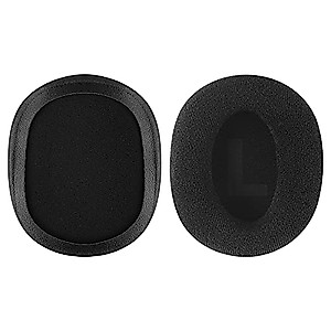 Geekria Comfort Velour Replacement Ear Pads for Logitech G Pro, G Pro X, G433, G233 Headphones Earpads, Headset Ear Cushion Repair Parts (Black)
