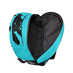 Glaphy Motorcycle Blue Backpack School Book Bag Lightweight Laptop Backpack for Boys Girls Kids
