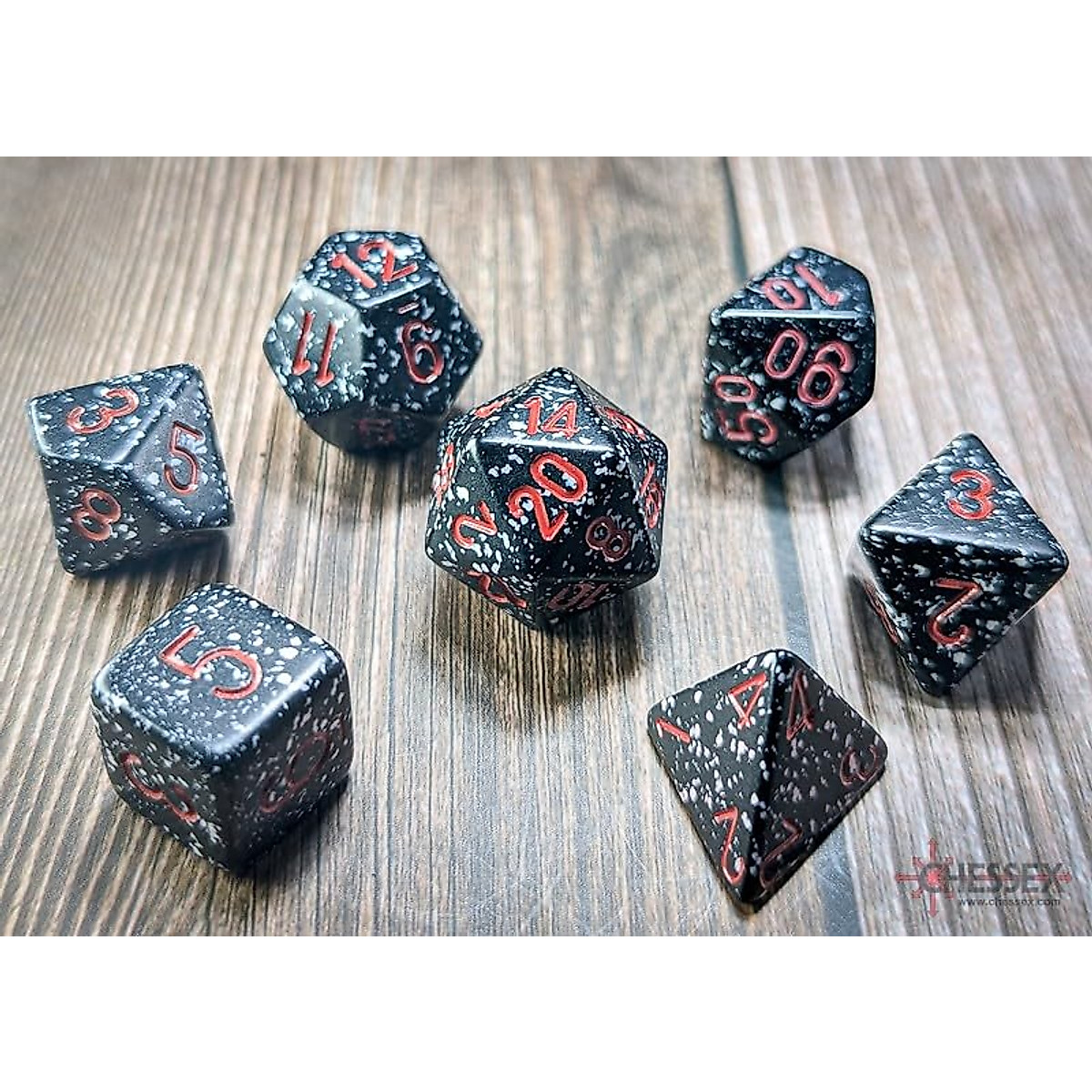 Chessex CHX25308 Dice - Speckled: 7Pc Space