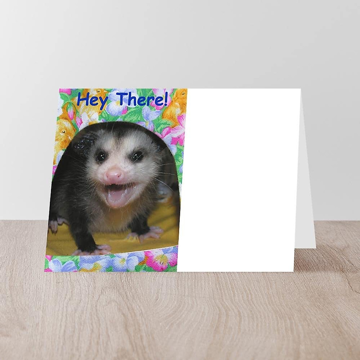 CafePress Possum/Opossum Birthday Card Folded Greeting Card Matte