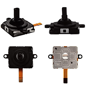 iParto 4 Pack Joystick Replacement for Oculus Quest 2 Controller Thumb Stick Replacement for Meta Quest 2 Left/Right Joystick Analog with Screws,Thumbstick Caps,Tools