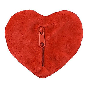 Perfect Memorials Large Teddy Bear Cremation Urn (Tan, 15 Cu/in) - Beautiful Memorial Bear Keepsake for Lost Pet, Human Ashes/Red Fabric Heart/Made with Care