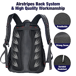 Lily Parker Waterproof Womens Mens 40L Hiking Rucksack Bag Large-Capacity Trekking Travel Backpack Outdoor