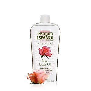 Instituto Español Rosa Body Oil, Smoothness for your Skin, 2-Pack, 8.5 FL Oz each, 2 Bottles