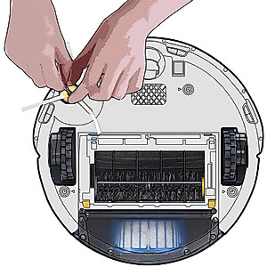 BettaWell Compatible with iRobot Roomba 600 Series 694 692 690 680 660 665 651 650 614 & 500 Series 595 585 564, Filter Side Brush Bristle Brush Flexible Brush