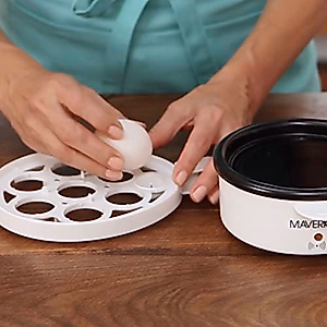 Maverick SEC-2 HENRIETTA HEN EGG COOKER | 7 Egg Capacity Electric Egg Maker for Hard, Soft & Poached Eggs