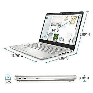 Flagship 2019 HP 14" FHD Laptop | Intel Quad-Core Pentium Silver N5000 Up to 2.7Ghz |4GB DDR4 | 64GB eMMC SSD | Office 365 Personal-1yr | Win 10 S| Support up to 256G Micro SD Extra Storage