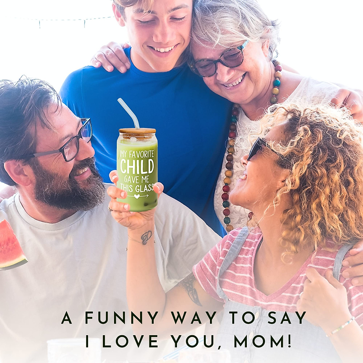 Gifts for Mom from Daughter, Son - Mom Gifts - Mothers Day Gifts for Mom, Mom Birthday Gifts, Birthday Gifts for Mom - Mother Gifts, Mom Presents, Mama Gifts, New Mom Gifts for Women - 16 Oz Can Glass