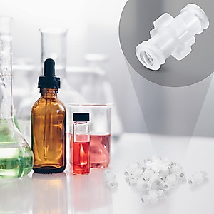 15 Pcs Syringe Adaptor Lock Female Syringe to Syringe Transfer Joint Lock to Lock Connector Syringe Adaptor