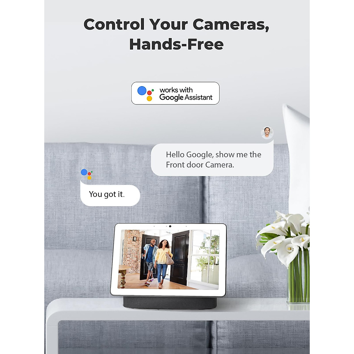 REOLINK Security IP Camera Outdoor, 5MP Home Surveillance Outdoor Indoor PoE Camera, Human/Vehicle Detection, 100Ft IR Night Vision, Work with Smart Home, Up to 256GB Micro SD Card, RLC-510A