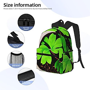 ENVEED St Patricks Day Leaves Ultra-Light,Comfortable,And Portable Casual Backpack For Camping,Hiking,And Daily Use