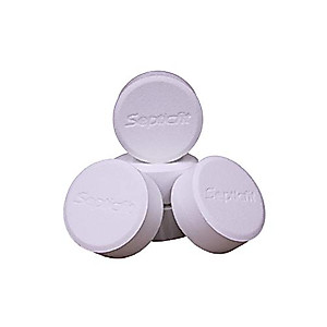 Septicfit Septic Chlorine Tablet - 4 Pail Value Pack - 6 Tablet Pails - 8.2 lbs - NOT for USE in Swimming Pools