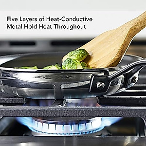 KitchenAid Stainless Steel and Nonstick Induction Frying Pans/Skillet Set