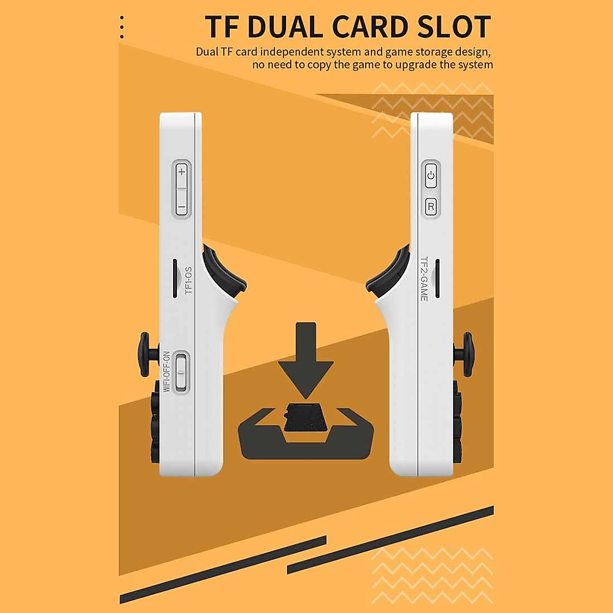 RGB20S Handheld Game Console, 3.5 Inch Retro Video Game Console with 128G Card & 20000 Games, Open Source Game Player for Kids Adults