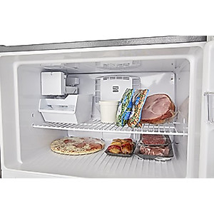 Kenmore Top-Freezer Refrigerator with Ice Maker and 21 Cubic Ft. Total Capacity, Stainless Steel