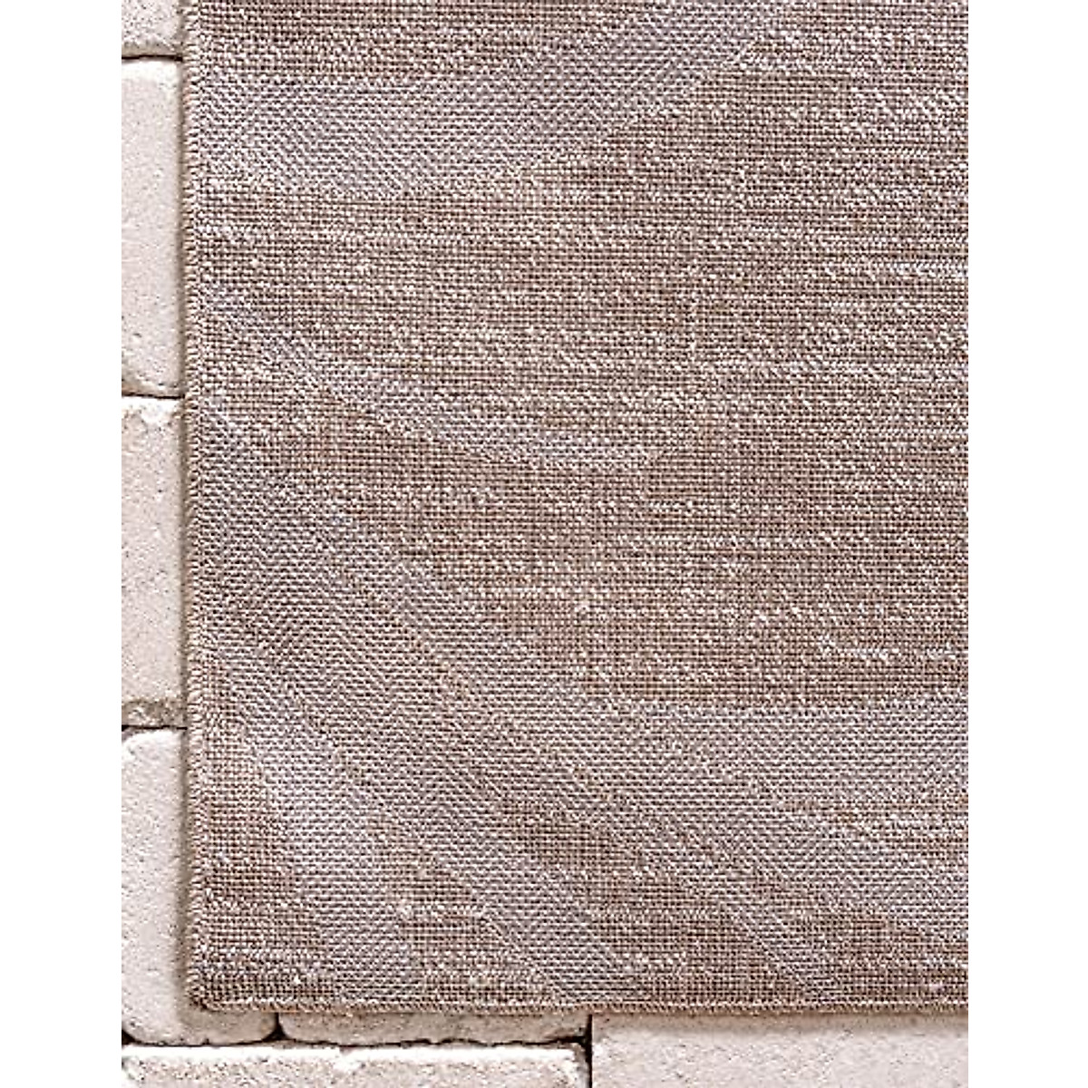 Unique Loom Outdoor Botanical Collection Area Rug - Orlando (5' 1" x 8' Rectangle, Beige/ Cream)