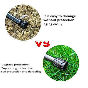 1/2 inch Irrigation Fittings End Plugs For (1/2" ID x0.6-0.63" OD) 16mm Drip Tubing Connectors-10 Pcs/pack