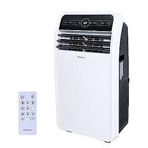 Shinco 12,000 BTU Portable Air Conditioner, Portable AC Unit with Built-in Cool, Dehumidifier&Fan Modes for Room up to 400 sq.ft, Room Air Conditioner with Remote Control, 24 Hour Timer, Installation Kit