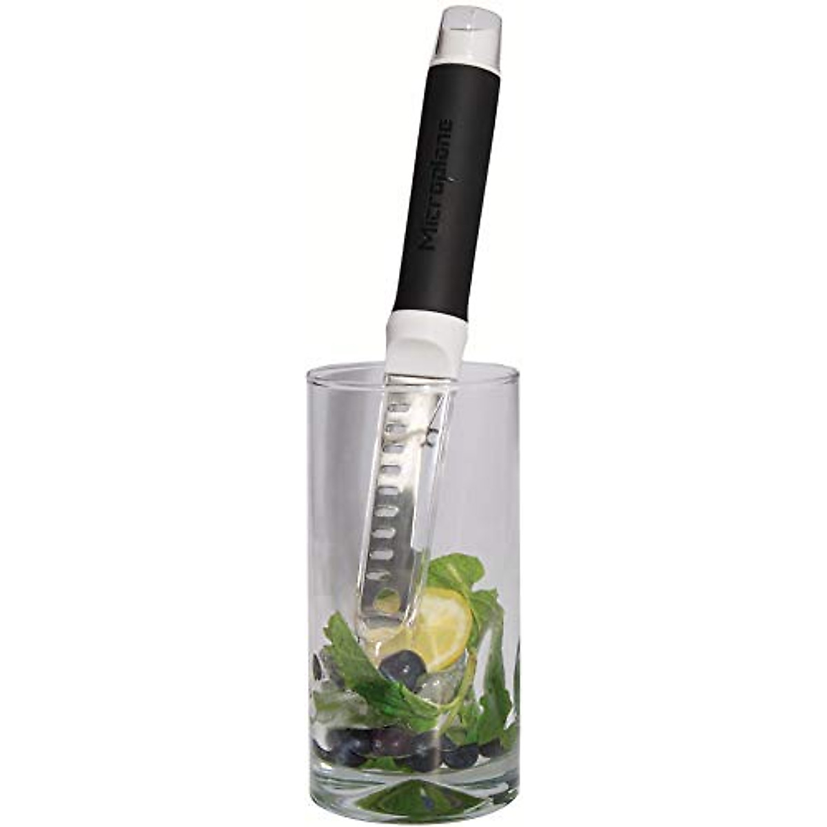 Microplane Ultimate Bar Mixology Tool - Stir, Strain, Cut, Slice, Muddle, Peel, and Garnish