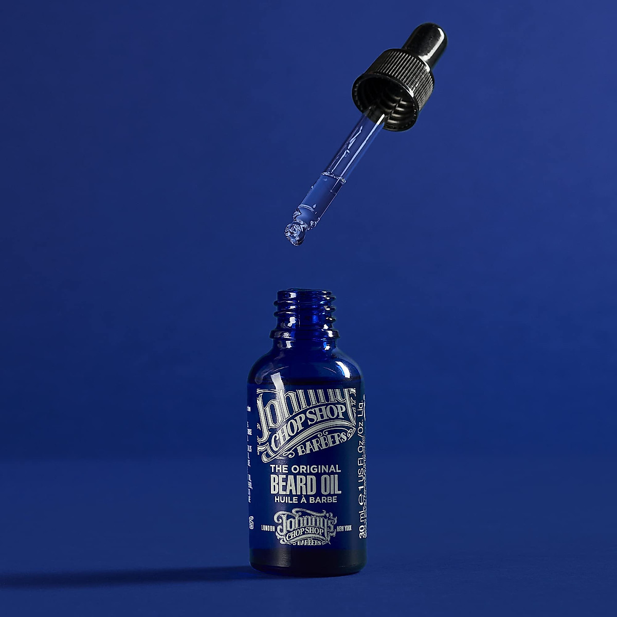 Johnny's Chop Shop Men's Facial Conditioning Beard Oil, Smooth Blend, Natural Oils, Pre/Post Shave 1.01 fl oz (Pack of 1)